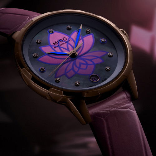 Mido Rainflower Night - M043.207.36.106.00 - Helen Kirchhofer by Luxoia