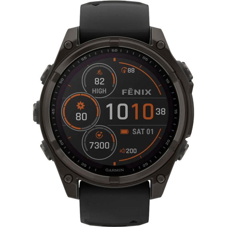Garmin Fenix 8 Solar Sapphire Carbon (47 mm) - 010-02906-11 - Helen ...