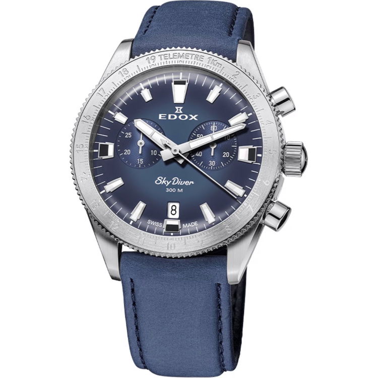 Edox Skydiver Quartz Chronograph Limited Edition - 10116 3 BUIDN ...