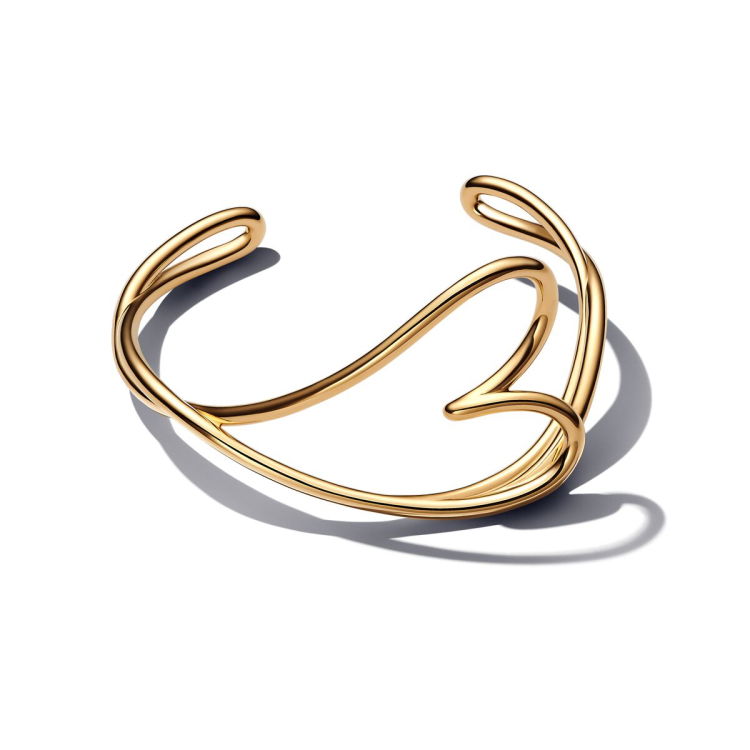 Pandora Organically Shaped Heart Bangle - 563808C00 - Helen Kirchhofer
