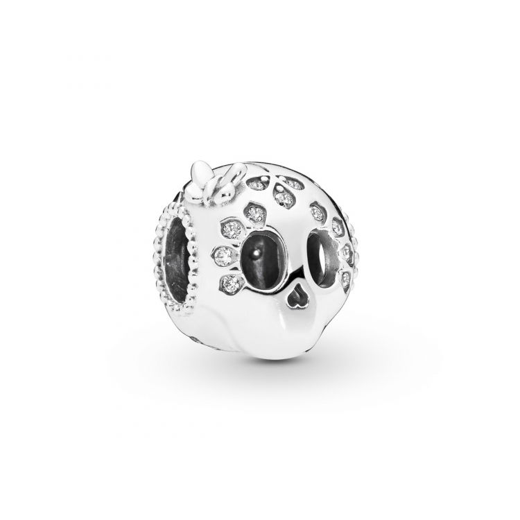 Pandora Sparkling Skull Charm - 797866CZ - Helen Kirchhofer