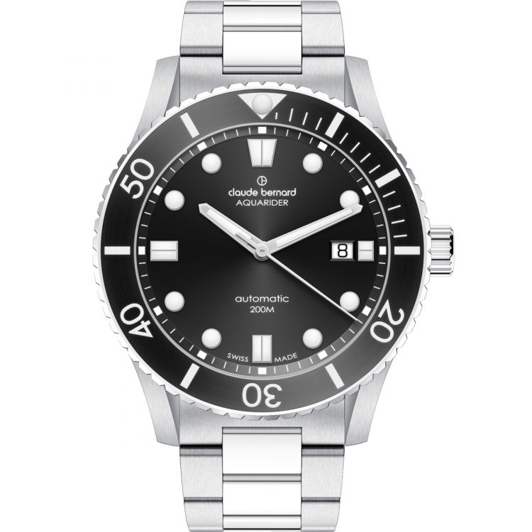Claude Bernard Aquarider Automatic Date - 80129 3NBM NIB - Helen Kirchhofer
