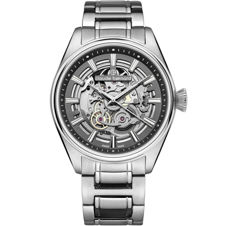 Claude Bernard Proud Heritage Automatic Skeleton - 85309 3M GIN - Helen ...