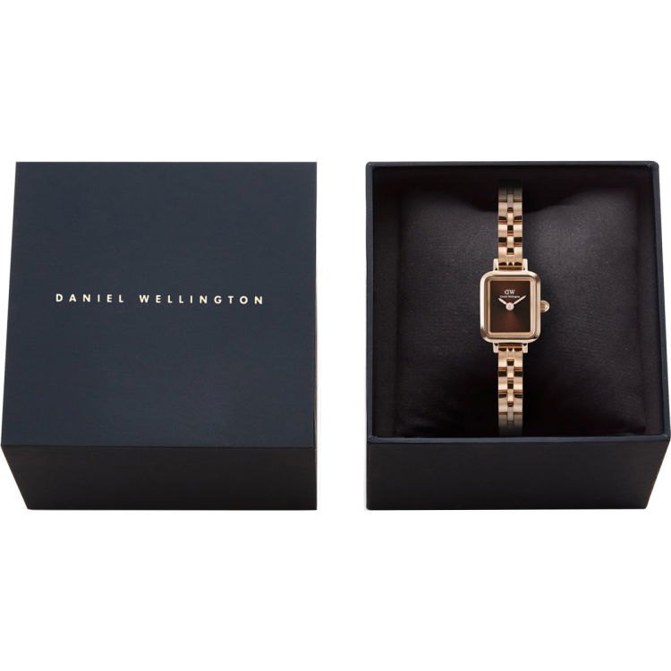 Daniel Wellington Quadro Mini Arch 3-link Amber Sunray Rose Gold ...