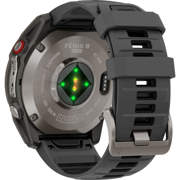 Garmin Fenix 8 Pro Amoled Sapphire Titanium Black (51 mm) - 010-03199 ...