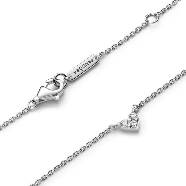 Pandora Drei Sterne Herz Collier Halskette - 393014C01-45 - Helen ...