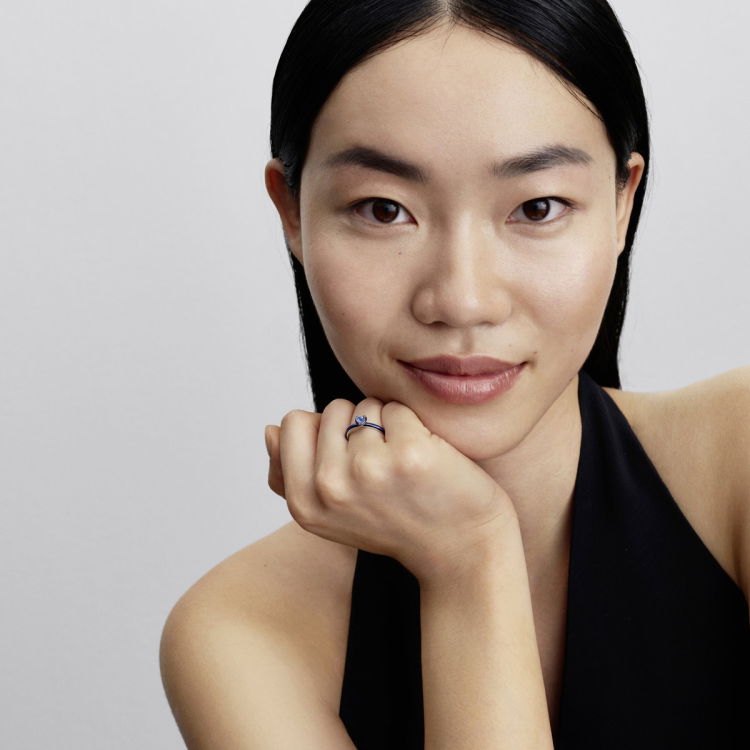 Pandora ME Blaues Chakra Herz Ring - 193088C03 - Helen Kirchhofer by Luxoia