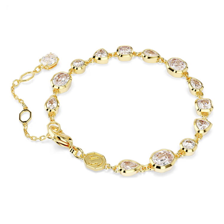 Swarovski Imber Bracelet Mixed cuts White Gold tone plated - 5705471 ...