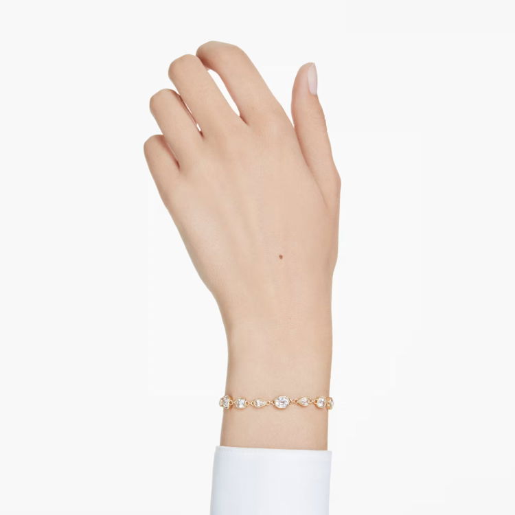 Swarovski Imber Bracelet Mixed cuts White Gold tone plated - 5705471 ...