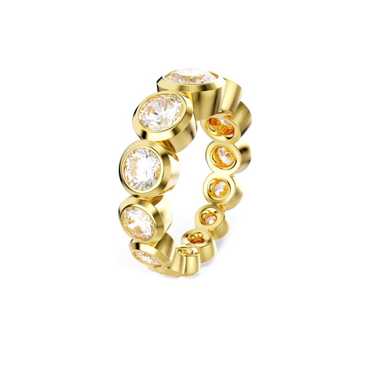 Swarovski Imber Ring Gemischte Rundschliffe Weiss Goldlegierungsschicht ...