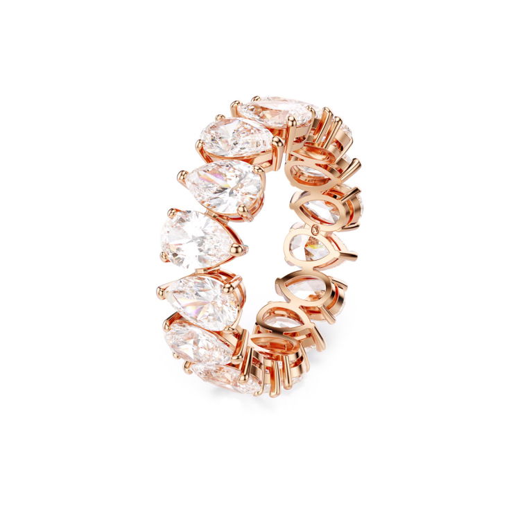Swarovski Matrix Vittore Ring Tropfenschliff Weiss Roségold - Helen ...