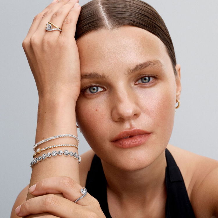 Pandora Wavy Heart Ring - 163660C01 - Helen Kirchhofer