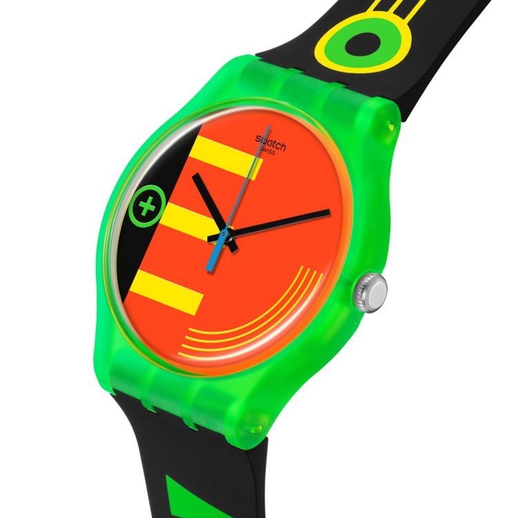 Swatch Neon Rider - SO29G106 - Helen Kirchhofer by Luxoia