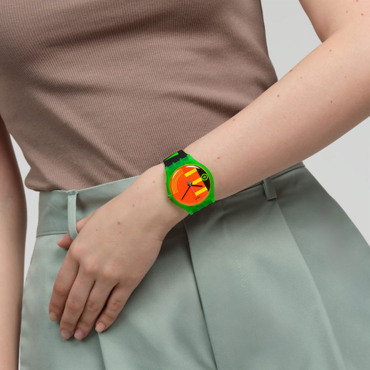 Swatch Neon Rider - SO29G106 - Helen Kirchhofer by Luxoia