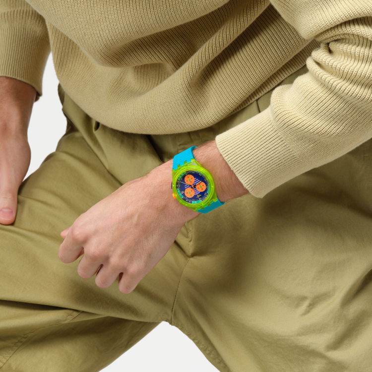 Swatch Neon Wave - SUSJ404 - Helen Kirchhofer by Luxoia