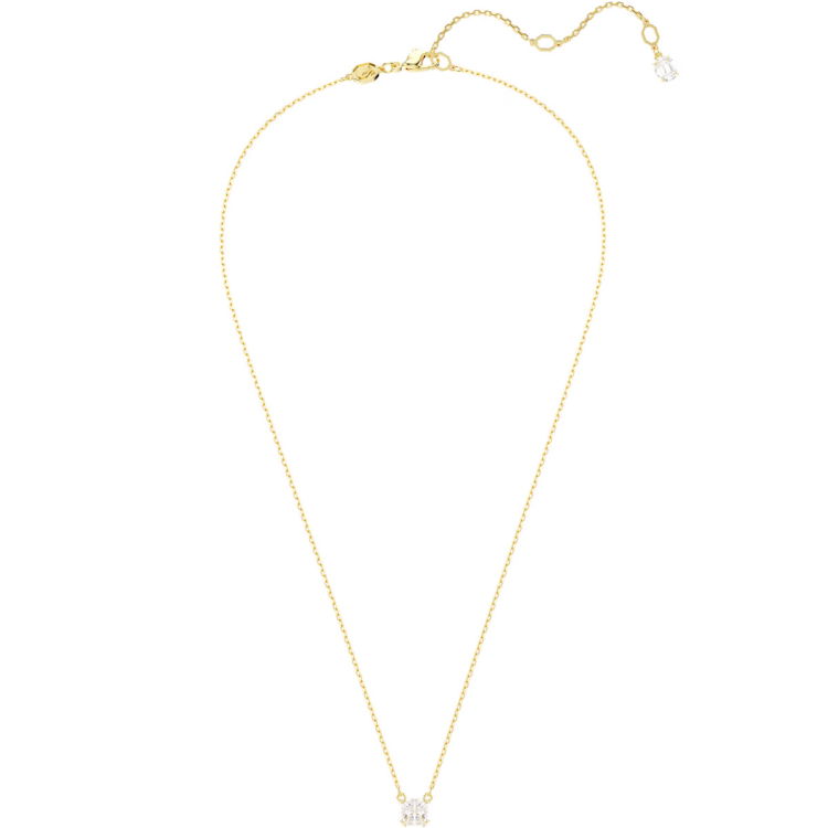 Swarovski Stilla Attract Halskette Kissenschliff Weiss ...