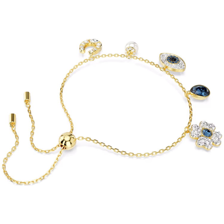 Swarovski Symbolica Bracelet Crystal pearl Clover evil eye and ...