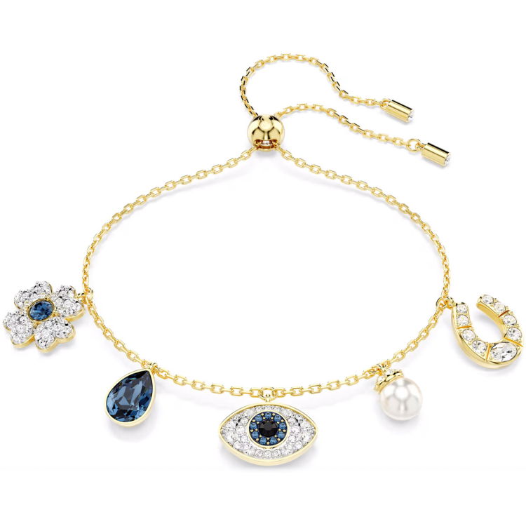 Swarovski Symbolica Bracelet Crystal pearl Clover evil eye and ...