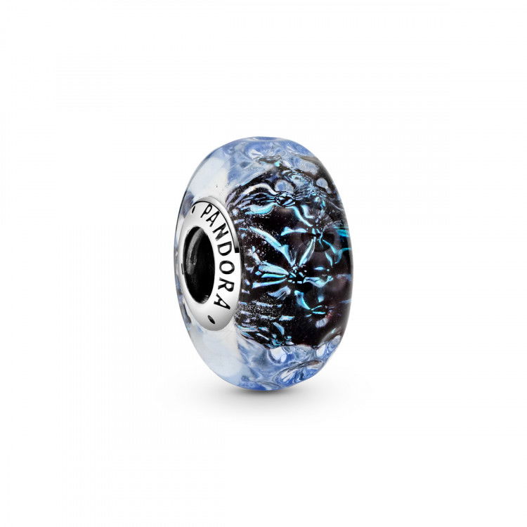 Pandora Welliges dunkelblaues Ozean Murano Glas Charm - 798938C00 ...