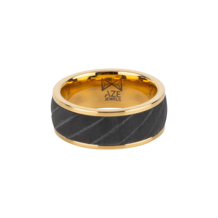 AZE Jewels Carbon Ring - AZ-RG005-C - Helen Kirchhofer