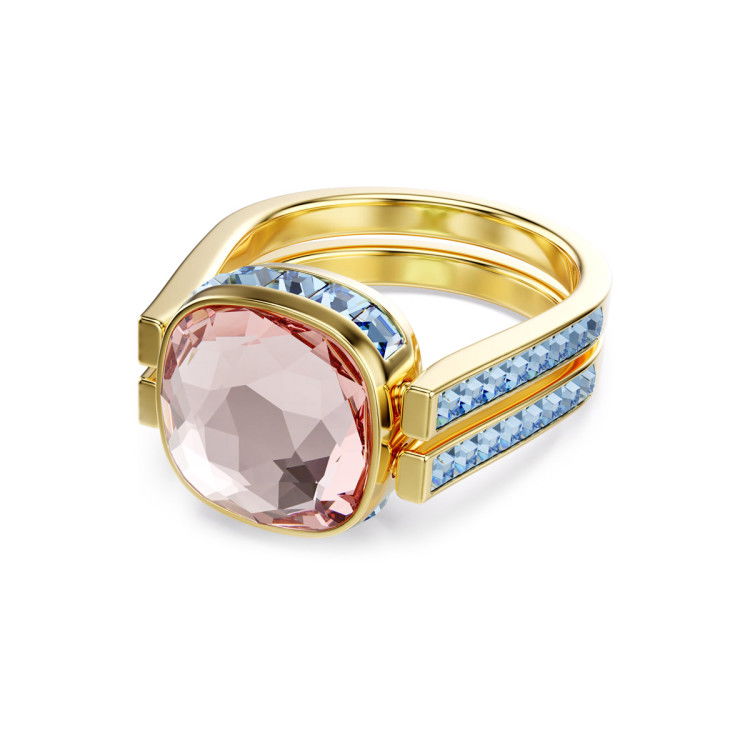 Swarovski Chroma Ring Kissenschliff Mehrfarbig Gold - Helen Kirchhofer by Luxoia