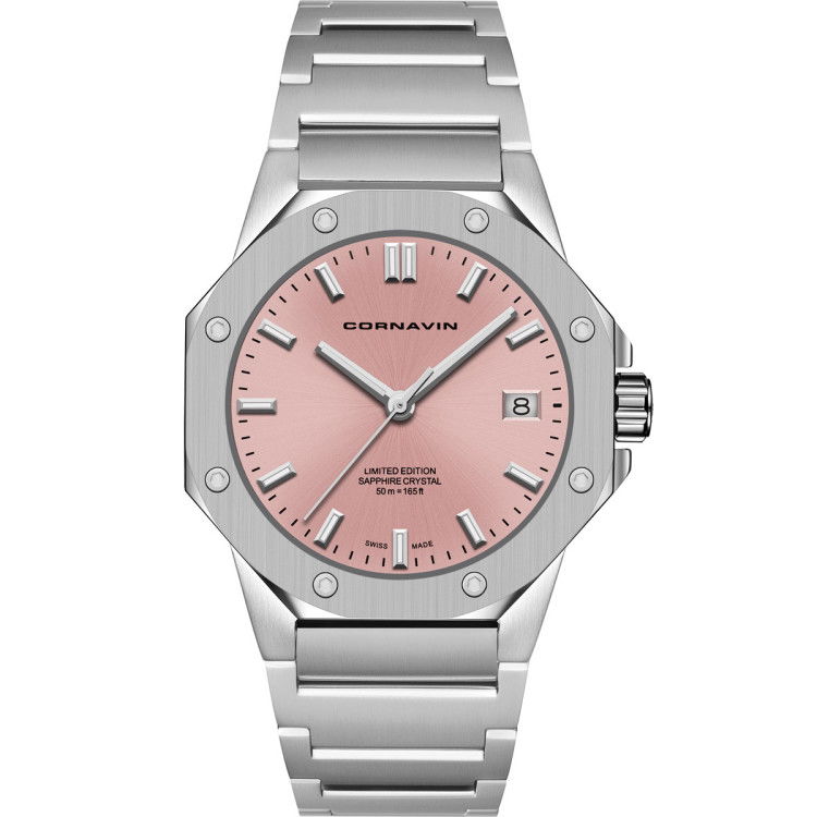 Cornavin CO.SKY.02.B | Pink Swiss Watch for Women | Helen Kirchhofer ...