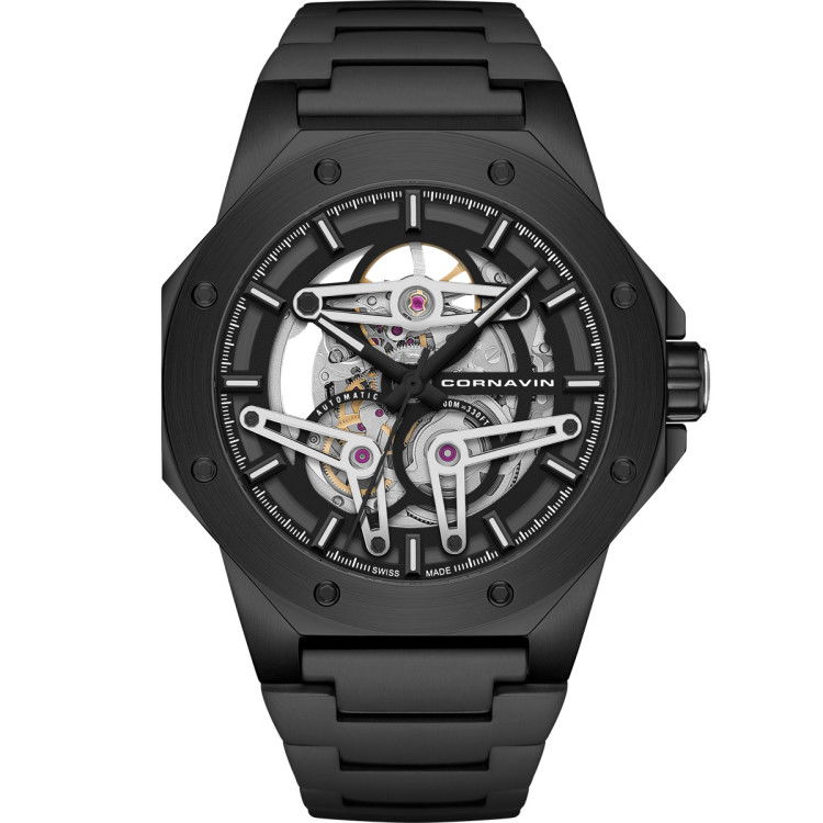 Cornavin Downtown Skeleton Automatic - SK.04.B - Helen Kirchhofer by Luxoia