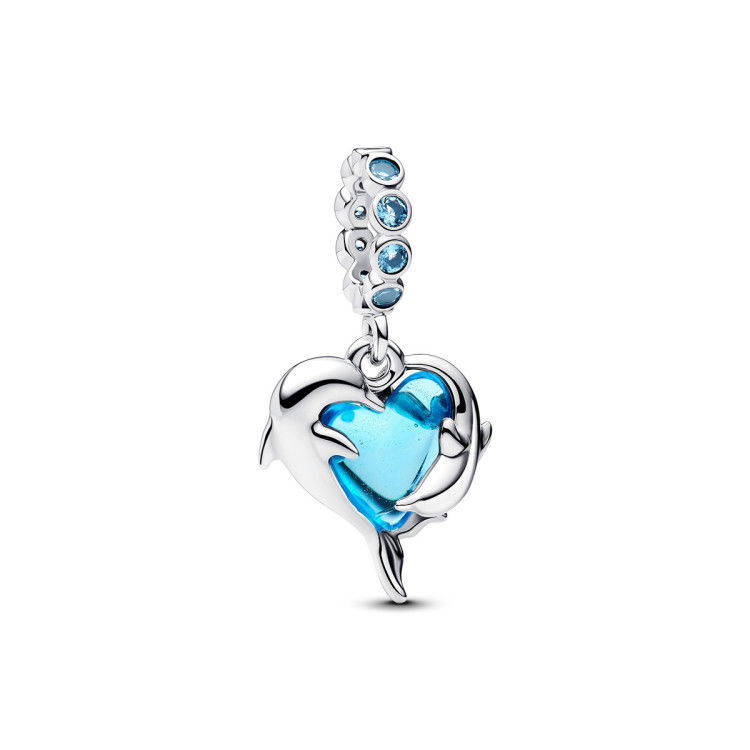 Pandora Blauer Murano Glas Delfine Charm Anhänger - 793924C01 - Helen ...