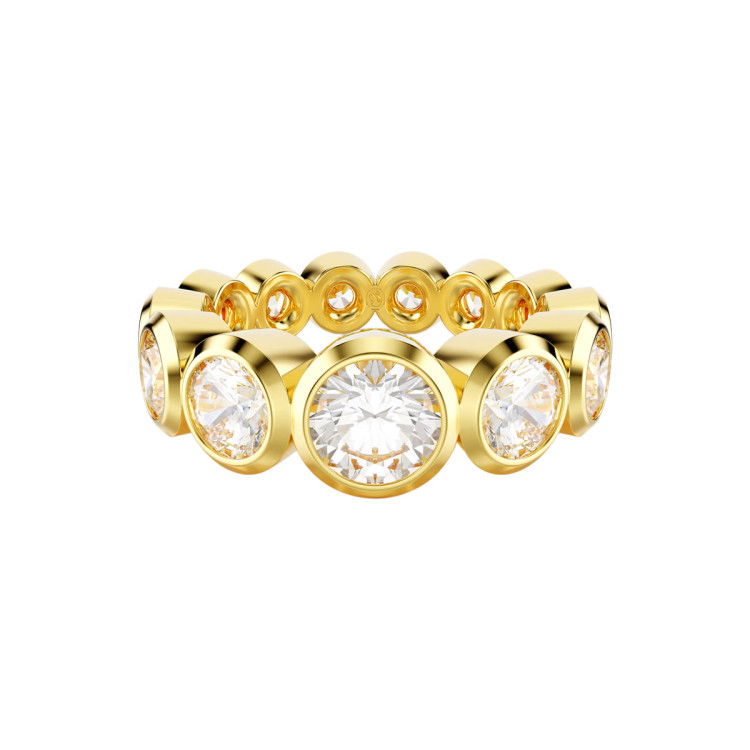 Swarovski Imber Ring Gemischte Rundschliffe Weiss Goldlegierungsschicht ...