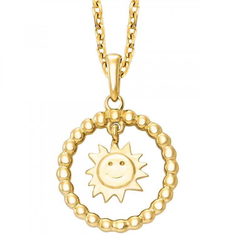 Julie Julsen Halskette Smiling Sun - JJNE01180.3 - Helen Kirchhofer