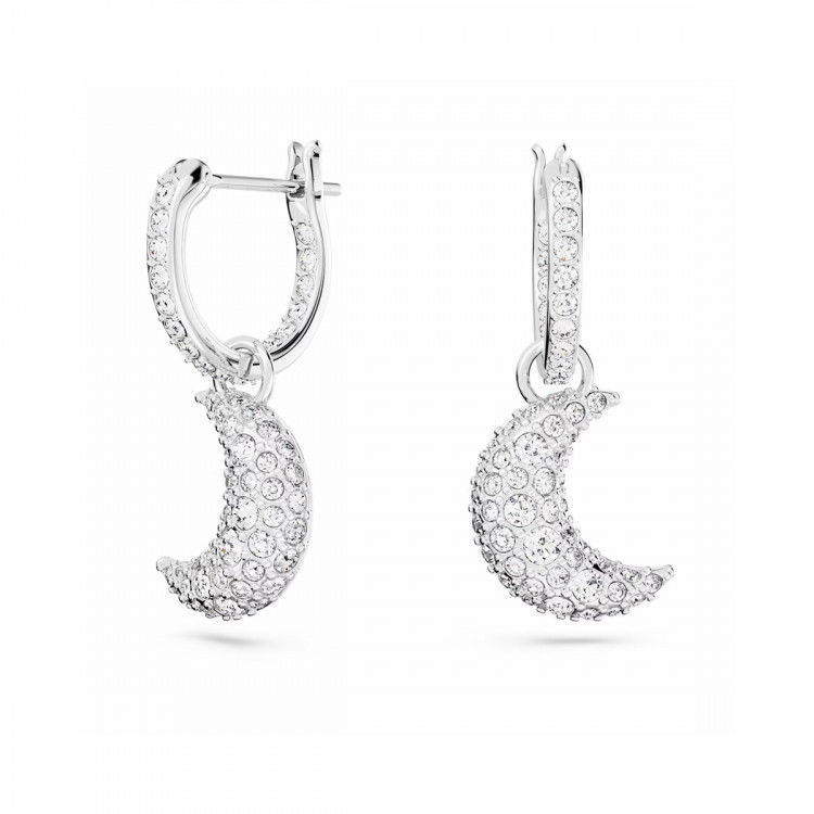 Swarovski Luna Drop Ohrhänger Mond Weiss - 5666157 - Helen Kirchhofer