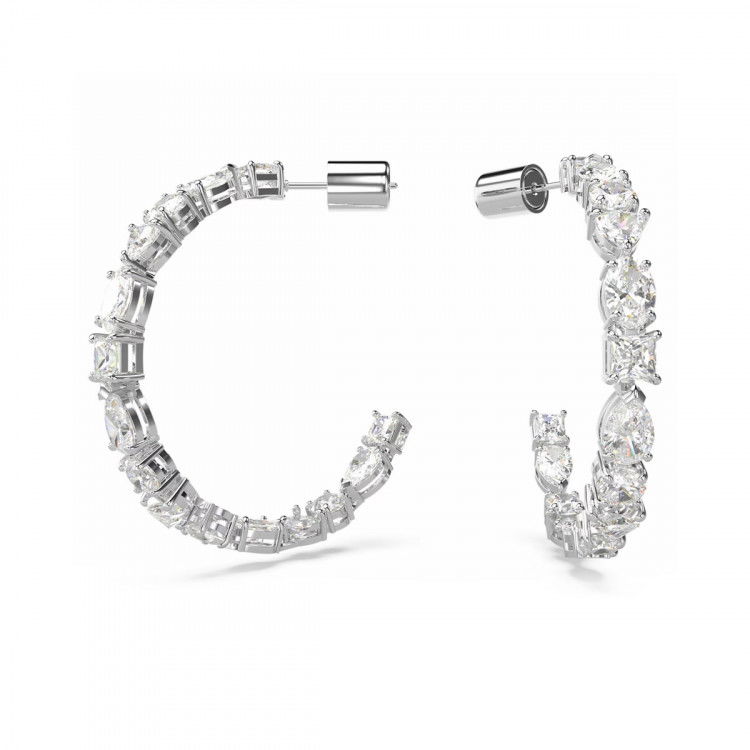 Swarovski Mesmera Kreolen Verschiedene Schliffe Weiss - 5672834 - Helen ...