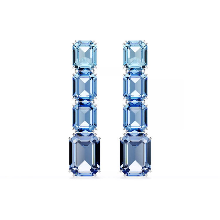Swarovski Millenia Drop Ohrhänger Oktagon Schliff Farbverlauf Blau ...