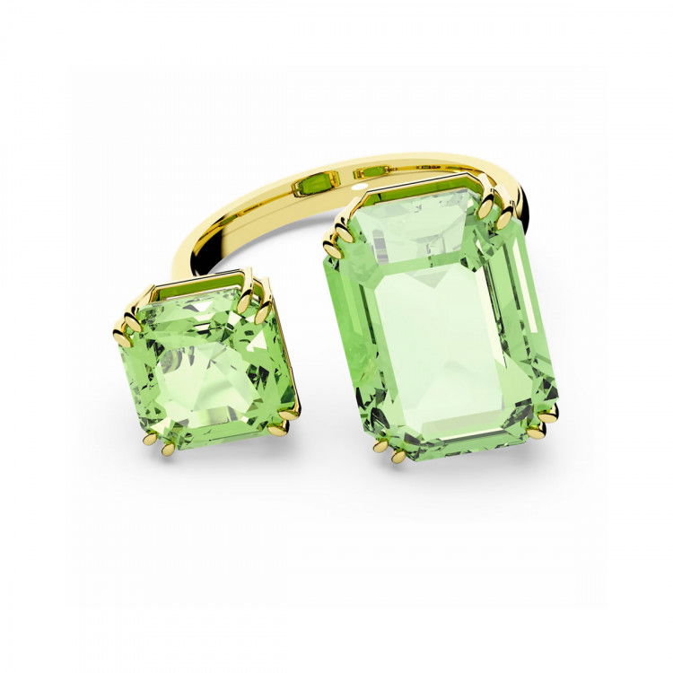 Swarovski Millenia Offener Ring Oktagon Schliff Grün Gold - Helen ...