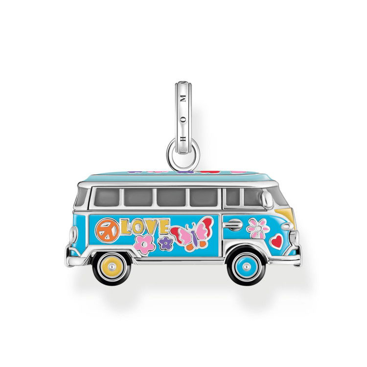 Thomas Sabo Anhänger Original Volkswagen Hippie Bus Silber - PE979-664 ...