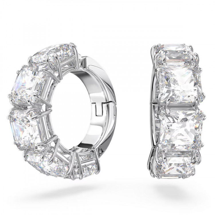 Swarovski Millenia Ohrclips Kissenschliff Weiss - 5654557 - Helen ...