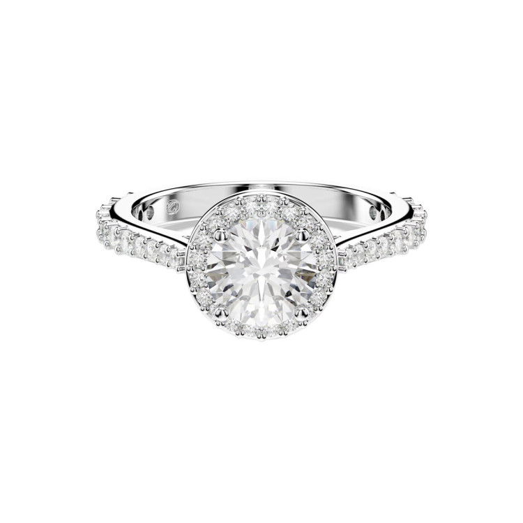 Swarovski Una Angelic Ring Rundschliff Weiss Rhodiniert - Helen ...