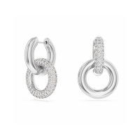 Swarovski Dextera Kreolen Verschlungener Reif Weiss Gold - 5668818 ...