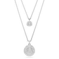 Swarovski Meteora Halskette im Lagenlook Weiss Gold - 5683442 - Helen ...