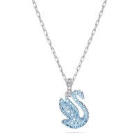 Swarovski Iconic Swan Halskette Schwan Klein Schwarz Roségold - 5678046 ...